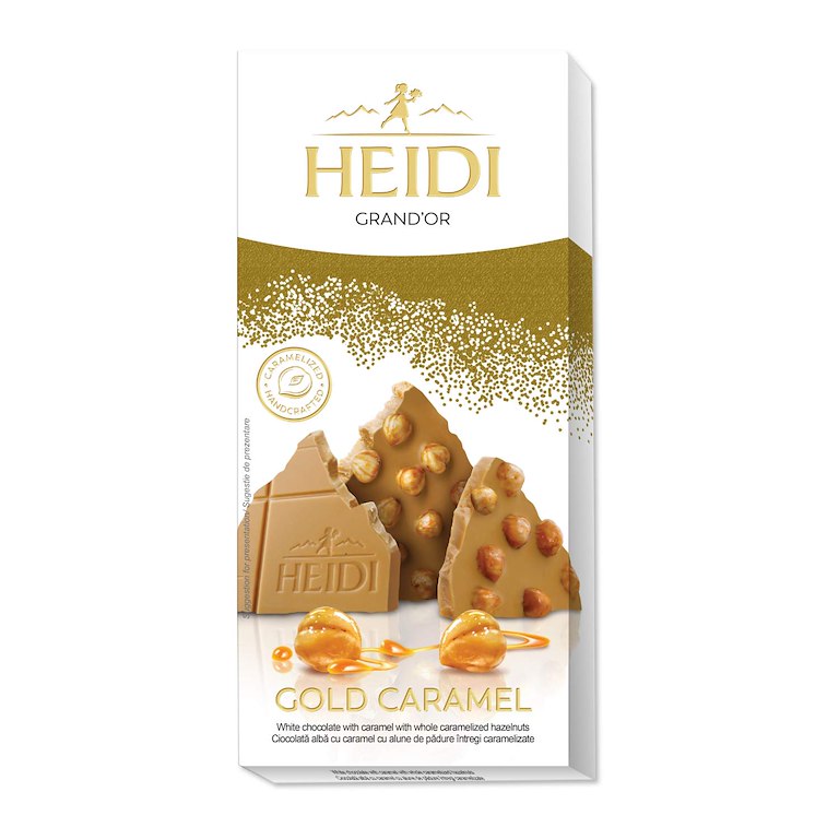 Heidi čokolada grand'or gold caramel 100g heidi