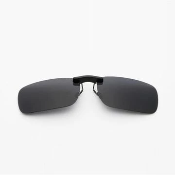 POLARIZED CLIP-ON SUNGLASSES - BLACK