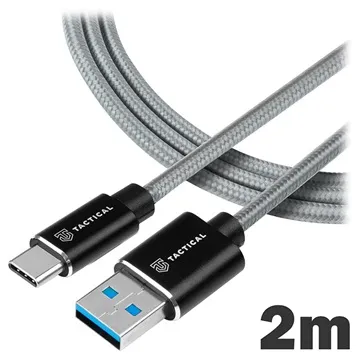 TACTICAL FAST ROPE KABL ZA PUNJENJE - USB-A/USB-C - 2M