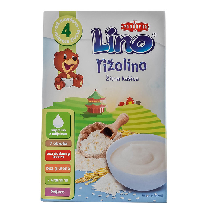 Lino rižolino žitna kašica 150g