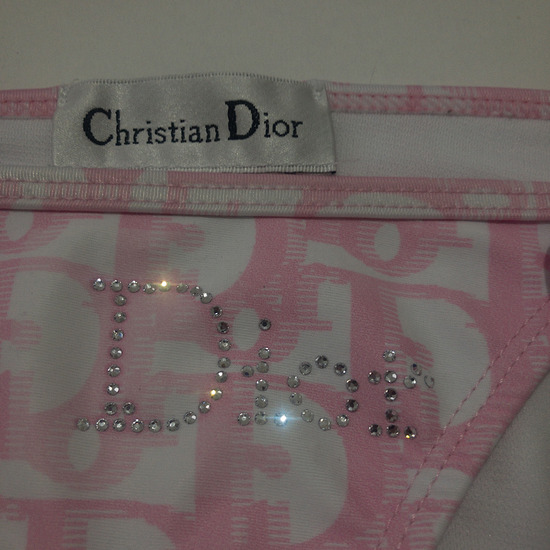 Dior y2k Pink Monogram Bikini