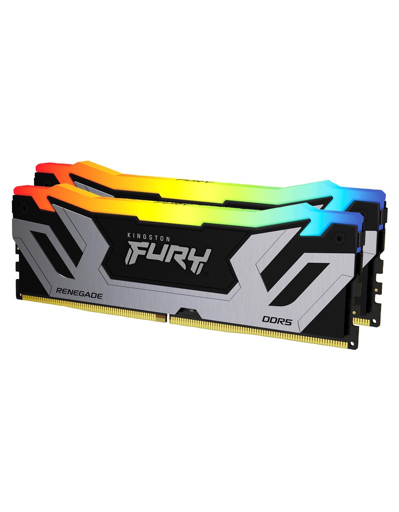 KINGSTON CUDIMM DDR5 48GB (2x24GB kit) 8400MT/s KF584CU40RSAK2-48 FURY Renegade Silver RGB XMP