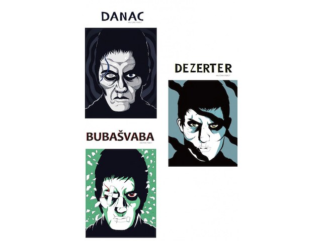 - Halfdan Pisket - Trilogija Danac, Bubašvaba, Dezerter