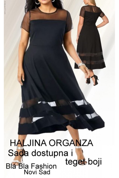 Haljina Organza Trim Dress