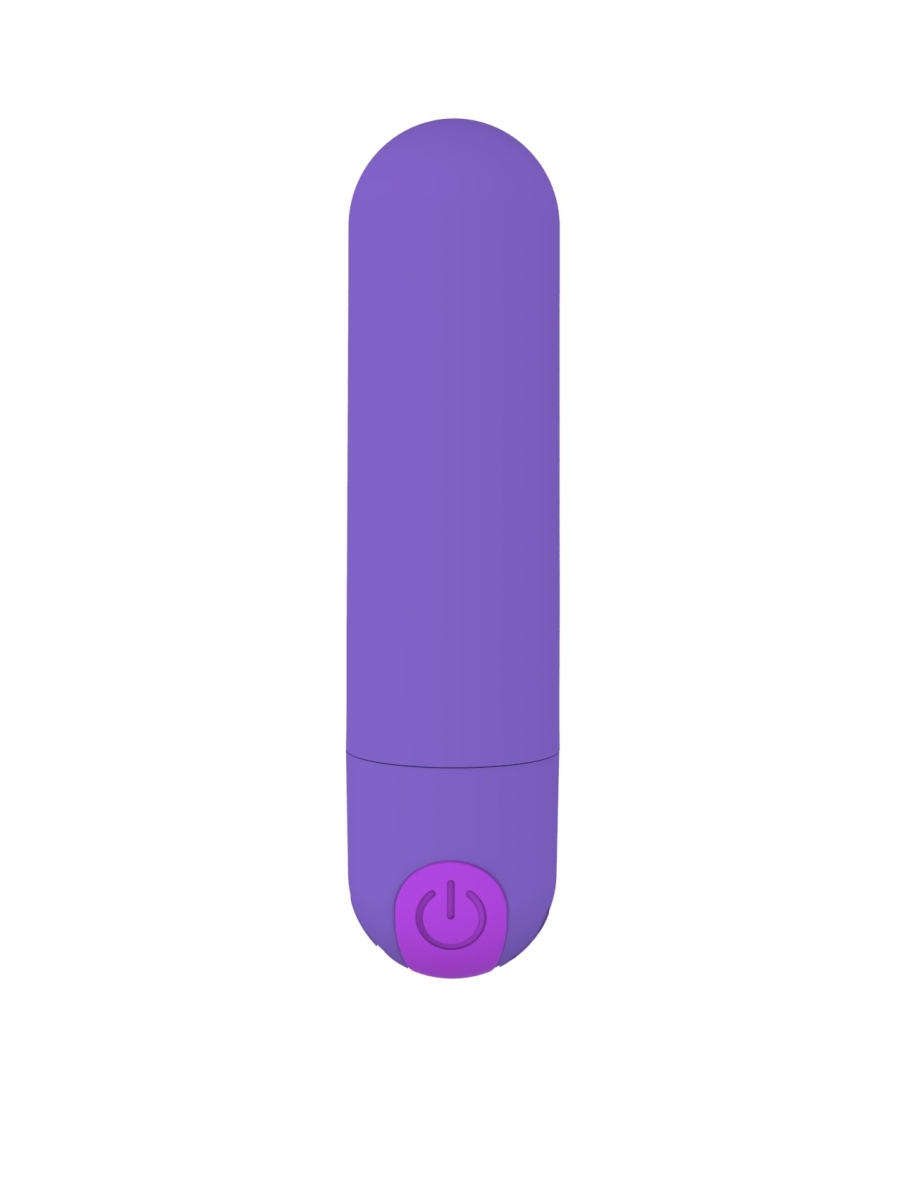 Power Bullet Glossy Matte Purple klitoralni stimulator