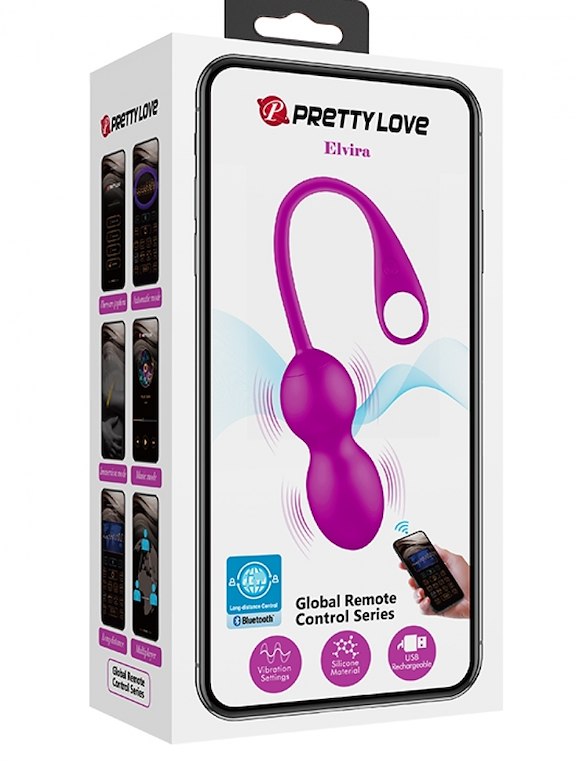 Pretty Love Elvira Purple vibro jaje na aplikaciju