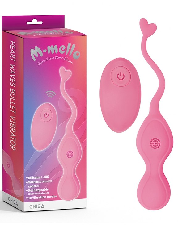 Heart Waves Bullet Vibrator – Pink