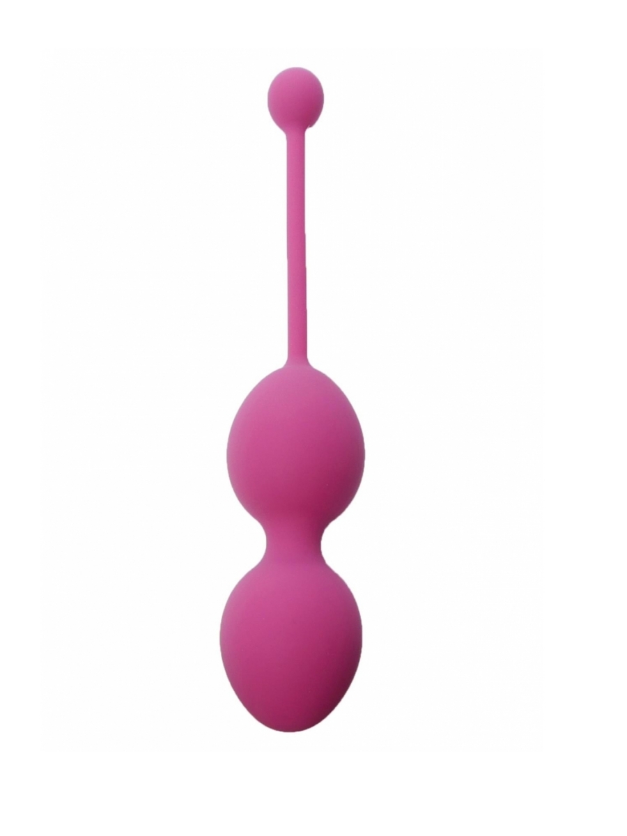 Silicone Kegel Balls 32 mm 200 gr Dark Pink vaginalne kuglice