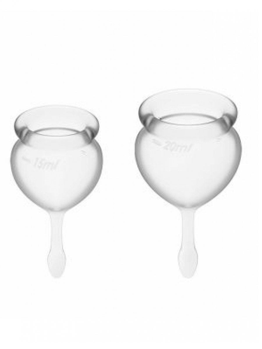 Menstrualne čašice Feel Good Menstrual Cup Clear