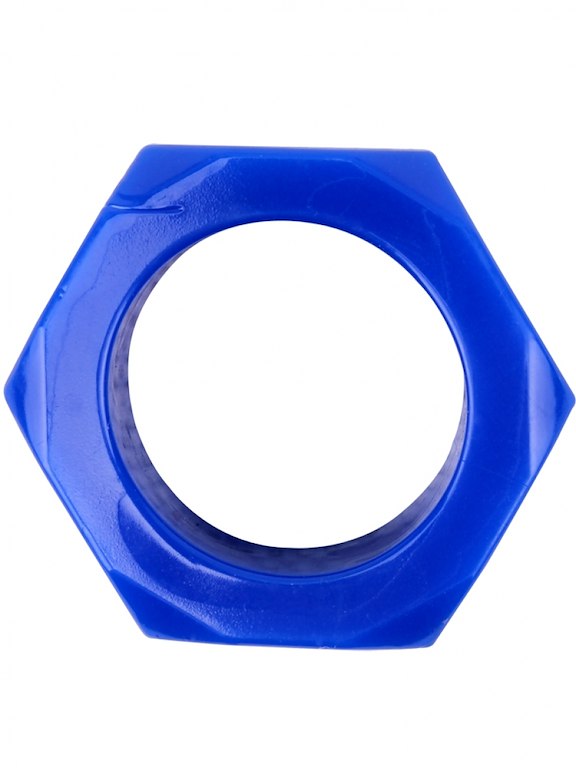 Nust Bolts Cock Ring – Blue