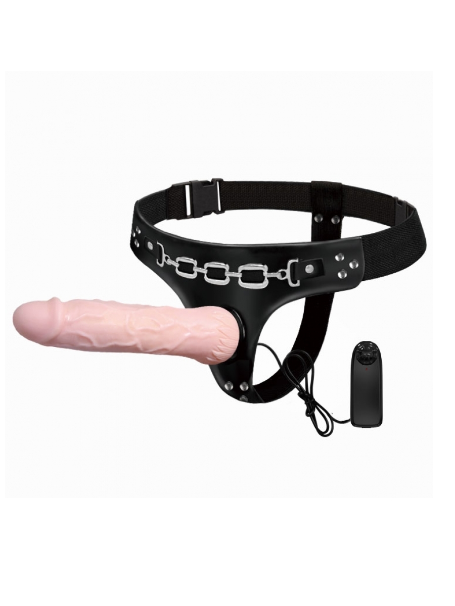 Baila Jessica Vibrating Super Strap On za žene