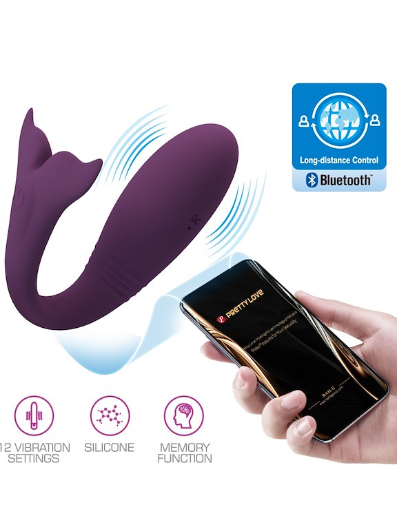 Pretty Love Jayleen Wireless vibro jaje – Purple