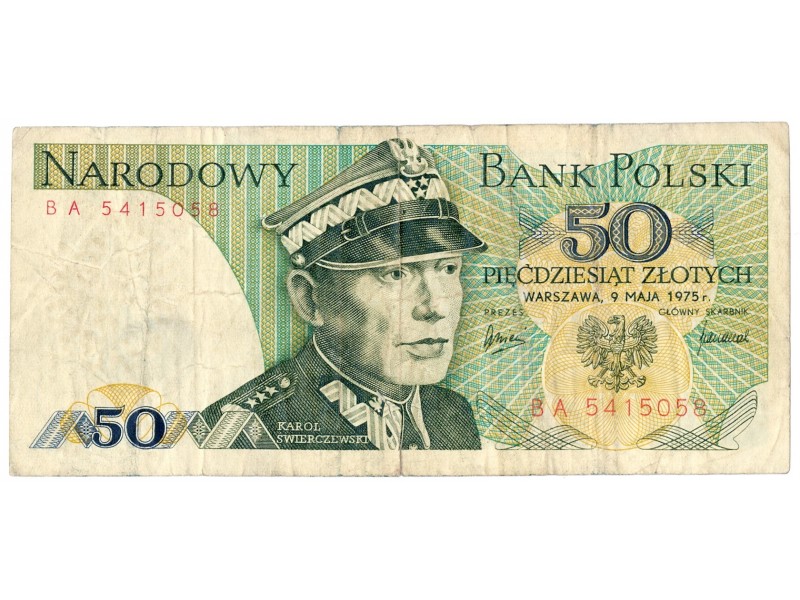 POLJSKA | 50 ZŁOTYCH 1975