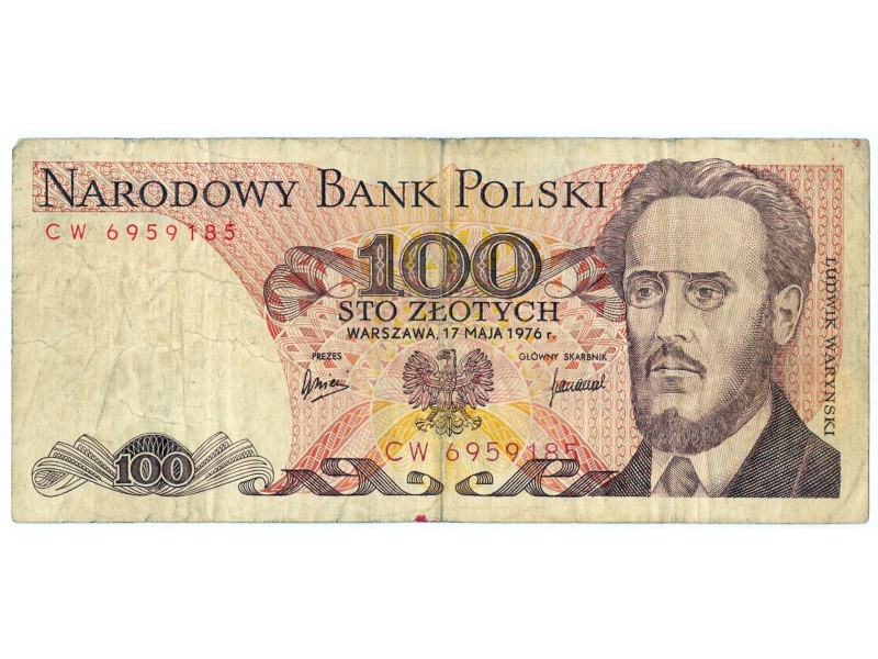 POLJSKA | 100 ZŁOTYCH 1976