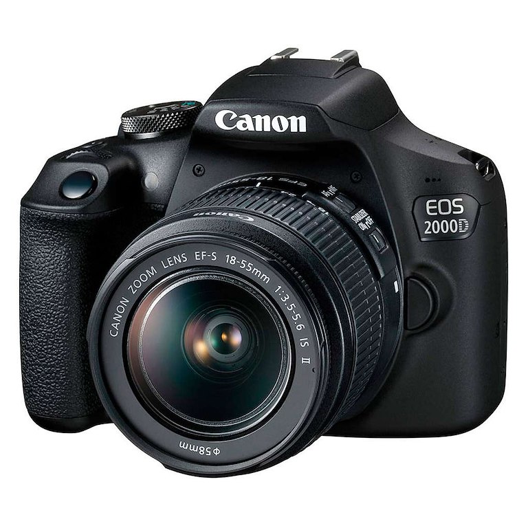 Canon EOS 2000D + 18-55mm f/3.5-5.6 IS II (sa stabilizacijom)