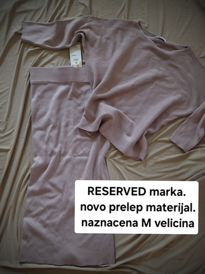 Reserved trikotazni komplet novo