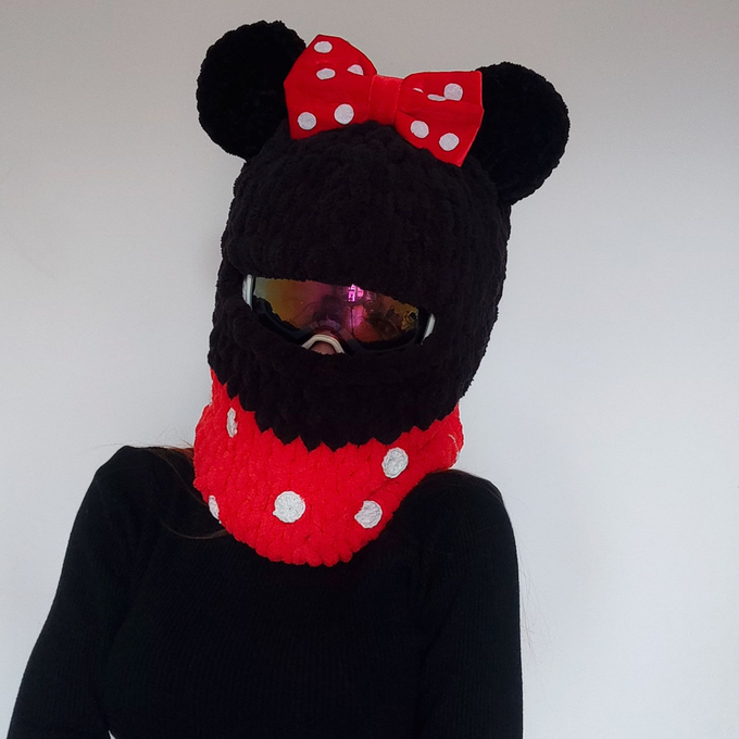 Minnie Mouse Fantomka za skijanje Ski kapa