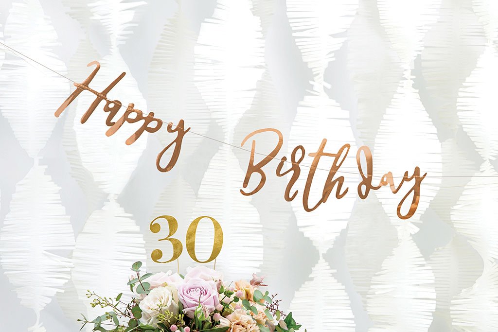 Baner Happy birthday – 62cm