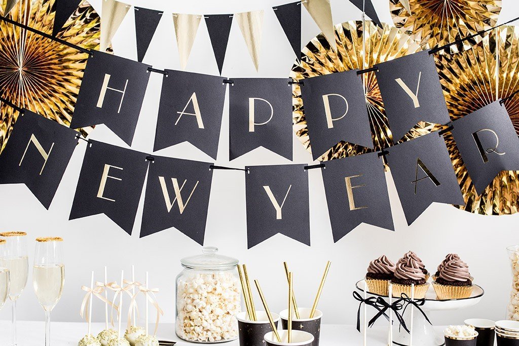 Baner Happy New Year – 170cm