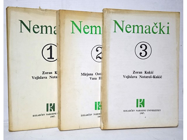 NEMAČKI 1-3 / Kolarčev univerzitet / Zoran Kukić