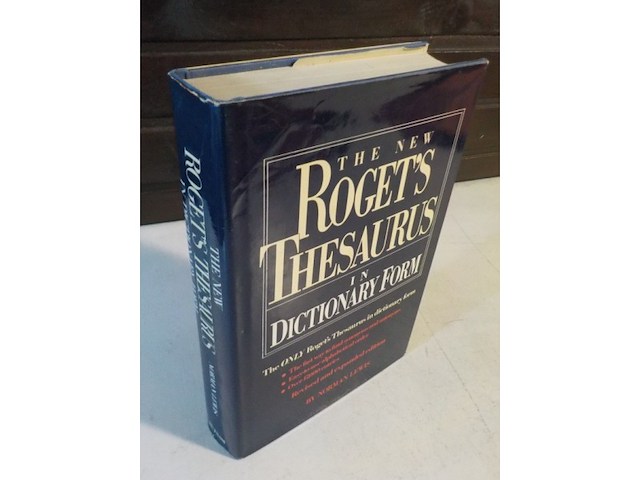 The New Roget`s Thesaurus Dictionary