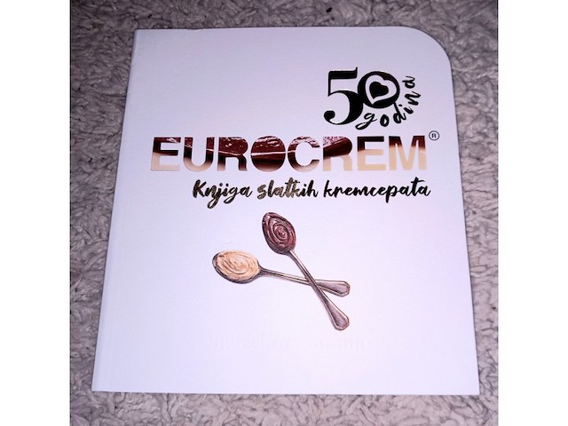 290din. Eurocrem Knjiga slatkih kremcepata - kao NOVO