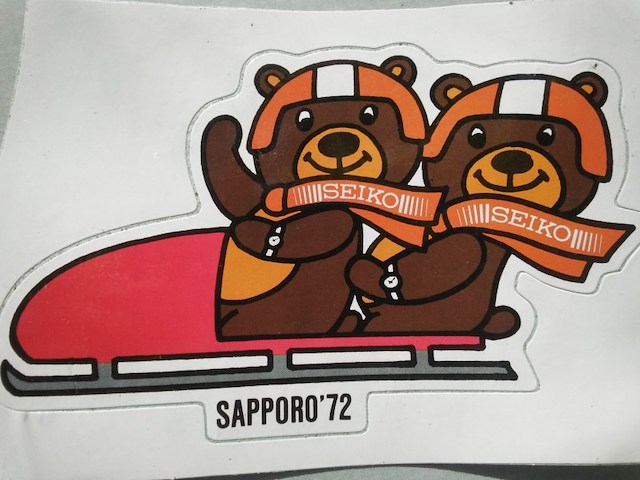 Nalepnica ZOI SAPPORO 72 Seiko