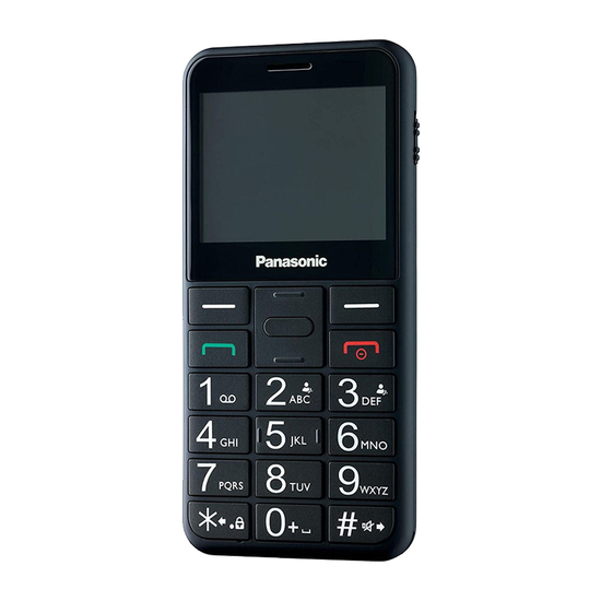 Mobilni telefon Panasonic KX-TU155EXBN, Plava, Single Sim, 2G, 2.4'', do 32 GB Micro SD, 0.3 Mpix