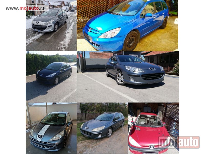 Delovi za Peugeot 206, 308, 207, 307, 407
