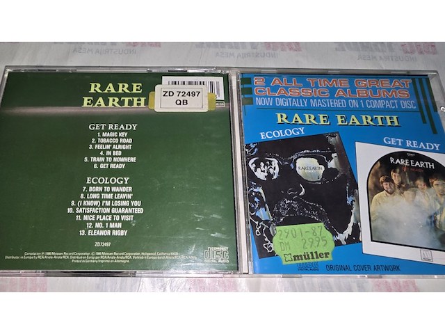 Rare Earth - Get ready / Ecology , ORIGINAL