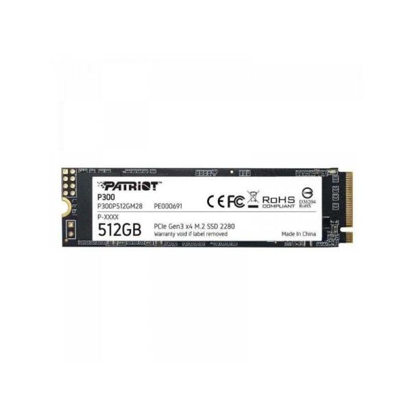 PATRIOT M.2 NVMe 512GB Patriot P300 1700MBs/1100MBs P300P512GM28