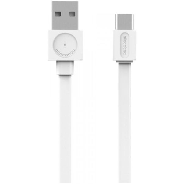 ALLOCACOC DESIGNNEST Flat micro usb kabl 10452WT/USBMBC, beli