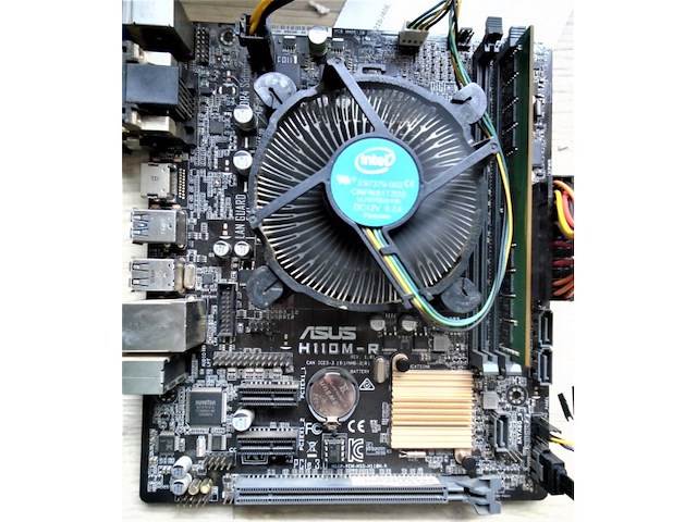 Intel i5 6600 + Asus H110M-R + 8GB DDR4