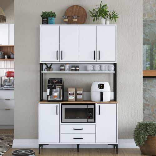 JE169 - 3260 WhiteWalnut Multi Purpose Cabinet