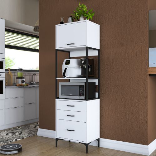 JE135 - 3101 White Multi Purpose Cabinet