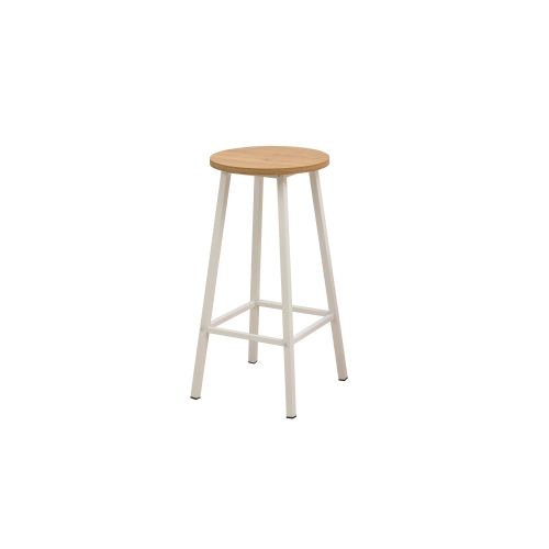 Mora - Karina White White Stool