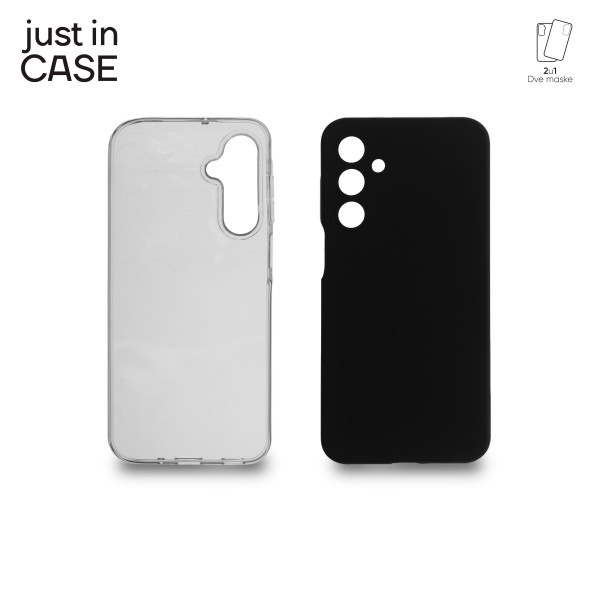 2u1 Extra case MIX paket maski za telefon Samsung Galaxy A16 CRNI