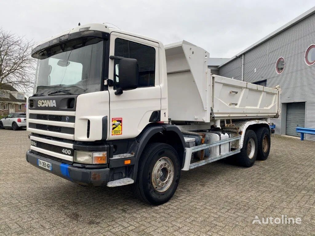 Scania 124-400 / 6X4 / RETARDER / BIG AXLE / FULL STEEL + DRUM BRAKE / kiper