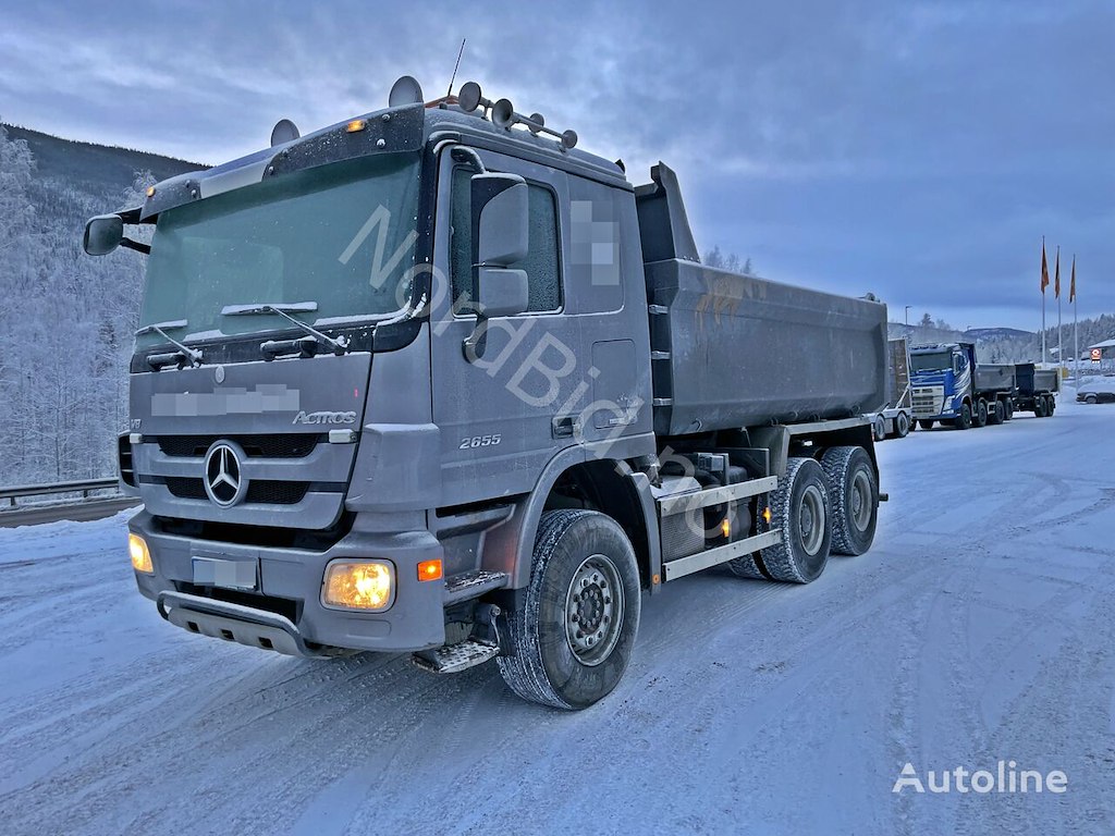 Mercedes-Benz ACTROS 2655 *V8 *6x4 *FULL STEEL *RETARDER kiper