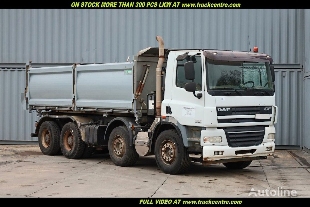 DAF CF 85.460, 8x4, EURO 5, THREE-SIDED TIPPER kiper