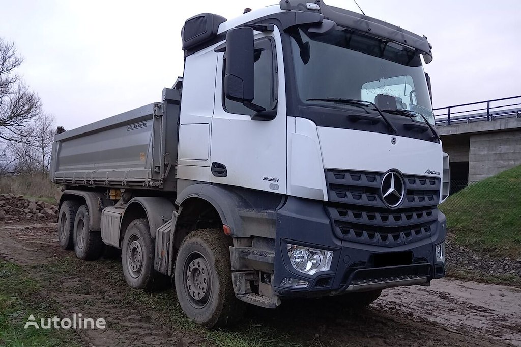 Mercedes-Benz AROCS 3551 8x4 EURO6 WYWROTKA TRÓJSTRONNA Z BORDMATIKIEM kiper