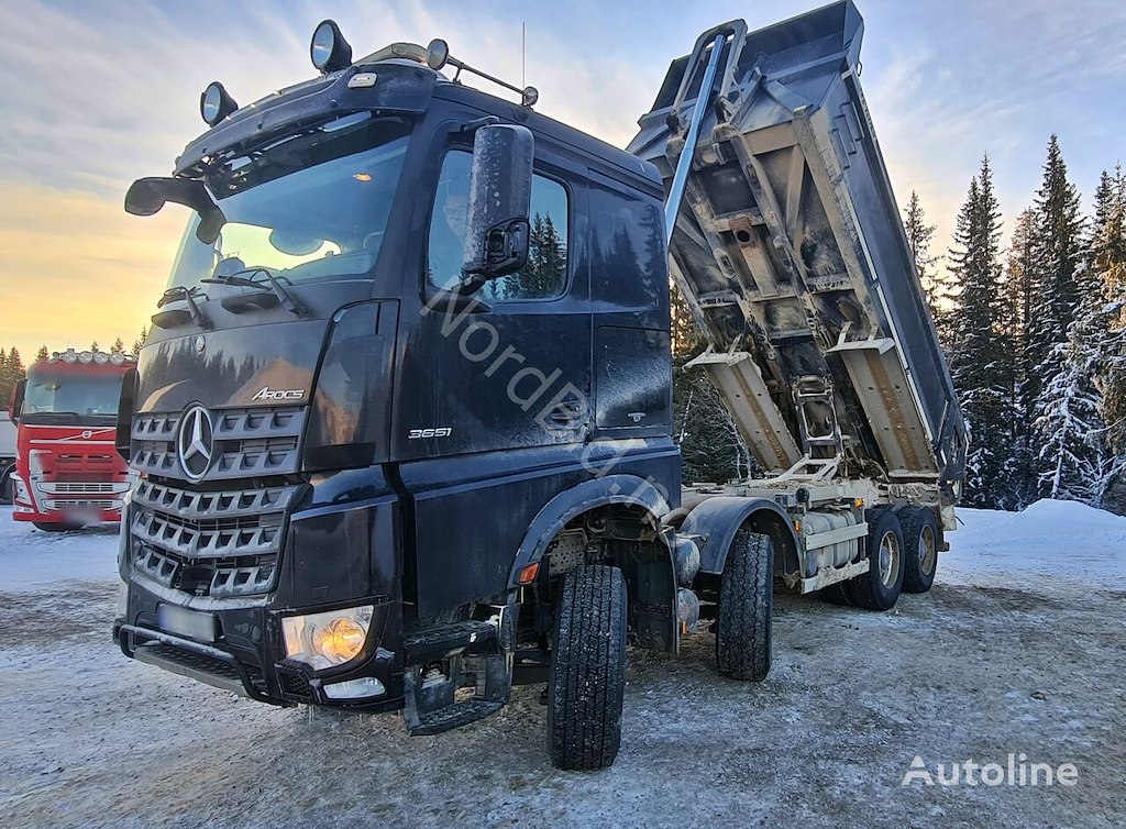 Mercedes-Benz AROCS 3551 *8x4 *FULL STEEL *ONLY 235tkm *1 OWNER *EURO 6 *VIDEO kiper