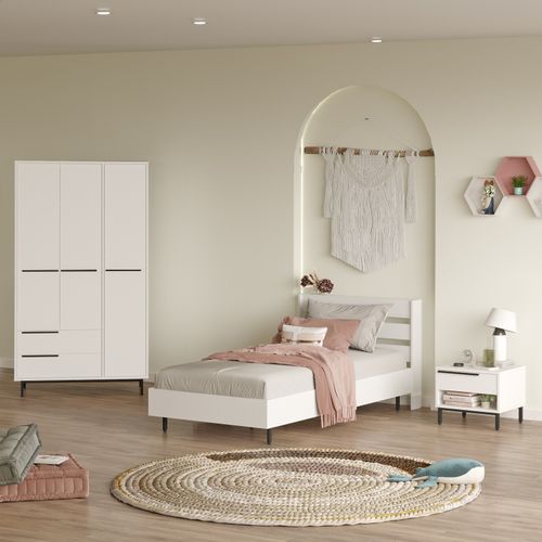 ON23-W White Young Room Set