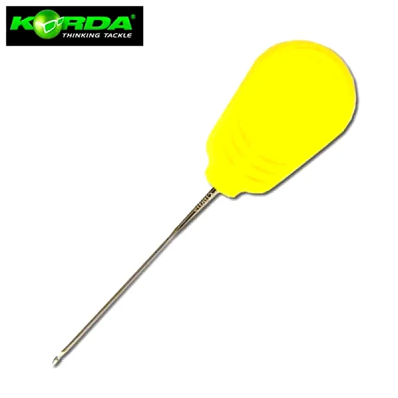 KORDA BRAIDED HAIR NEEDLE / YELLOW - 7 cm (KBNB) 22441