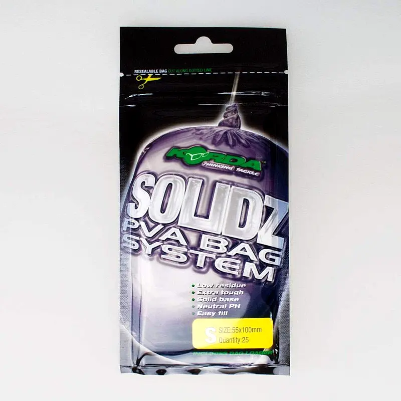 KORDA SOLIDZ PVA BAGS S 55x100mm - 25 BAGS (KPVA2) 46018