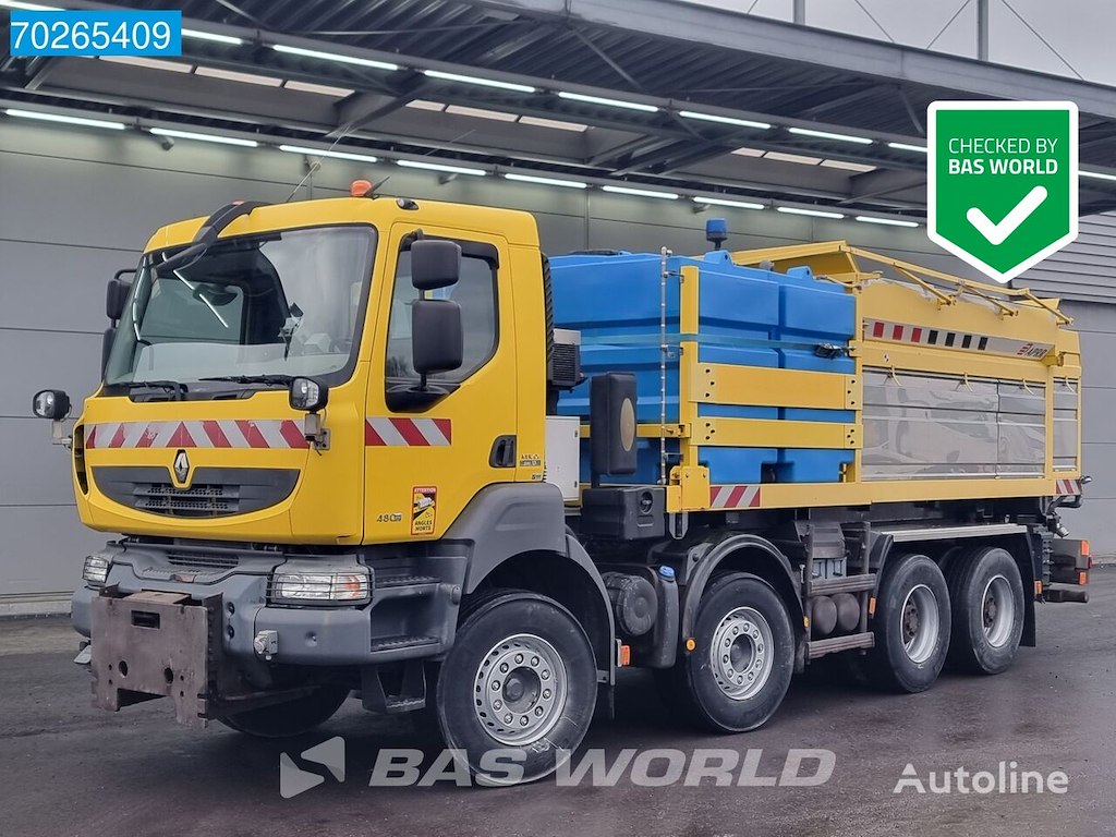 Renault Kerax 460 8X4 Acometis Salt sprayer Retarder Big-Axle Steelsuspe kamion s ravnom platformom