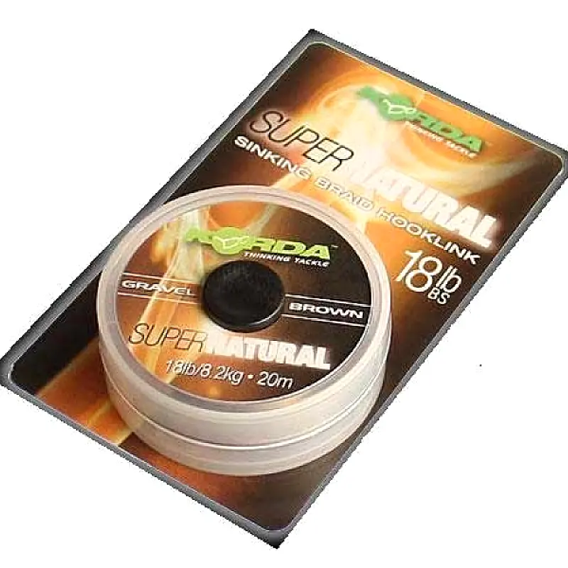 KORDA SUPER NATURAL 25lb 20m - Gravel Brown (KSNB25) 39370