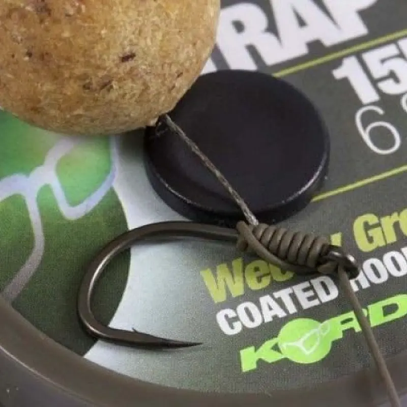 KORDA N-TRAP SOFT HOOKLINK 20lb 20m WEEDY GREEN (KNT02) 39367