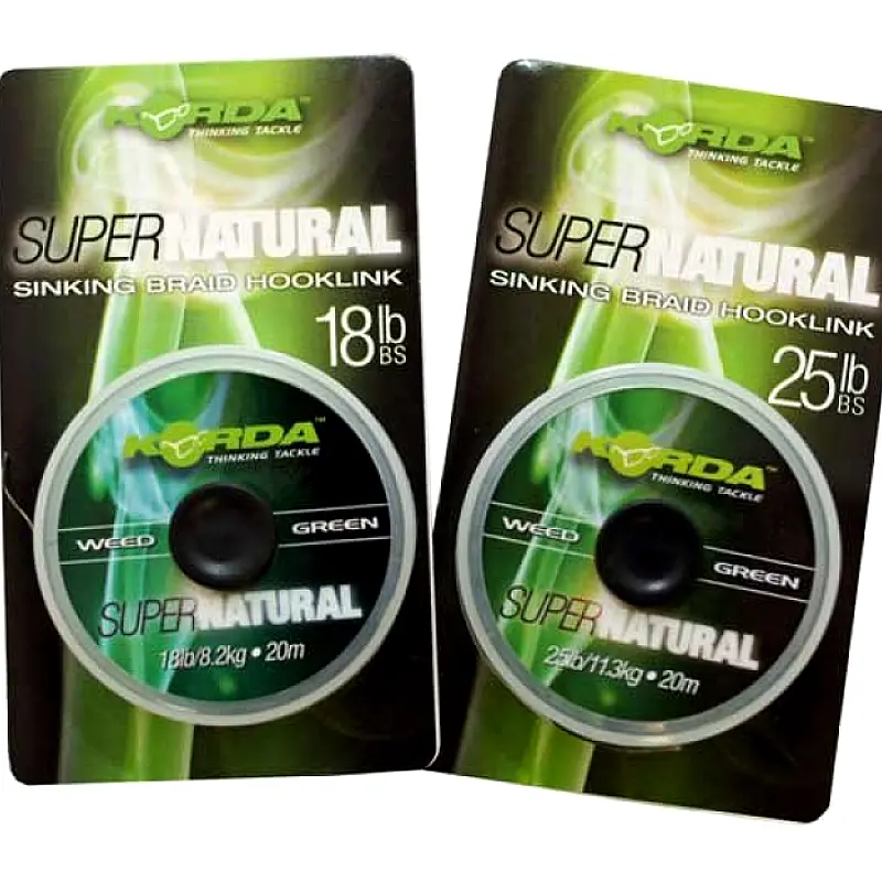 KORDA SUPER NATURAL 25lb 20m - Weedy Green (KSNG25) 22450