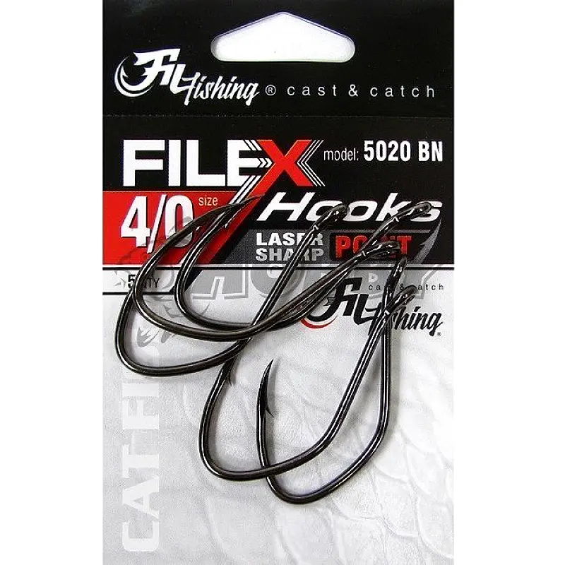 FIL FISHING FILEX HOOKS 5020 BN 4/0 (40-2459)